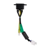 China FL-2P+3.7 Round Ring Terminal Car Wiring Harness L127mm Ac Socket for sale