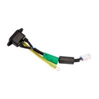 China FL-2P+3.7 Round Ring Terminal Car Wiring Harness L127mm Ac Socket for sale