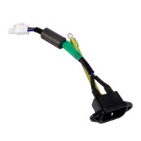China FL-2P+3.7 Round Ring Terminal Car Wiring Harness L127mm Ac Socket for sale