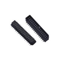 China 0.8mm Pitch Pcb Board To Board Surface Mount Pcb Board Connectors Black 10p for sale