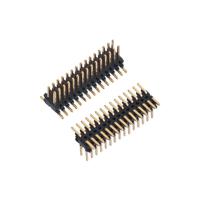 China Customized 1.0mm 2.54mm Female SMT Pin Header Connector 10P PA9T Male PCB for sale