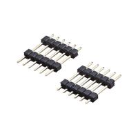 China 1.27 2.0 2.54mm Female Pin Header Connector Straight Single Row 1 to 40 Pin PCB for sale