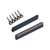China Right Angle 1.27 / 2.0 / 2.54Mm 40p Dual Row Pin Header Smt Single Row for sale