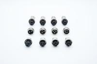 China GX16 Male to Female Locked Wire Type Tin Plated Aviation Connector Plug 2P to 5P for sale