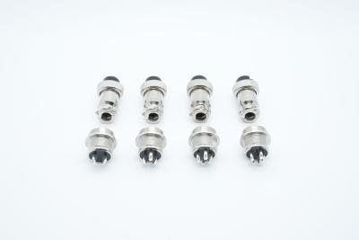 China GX16 Male to Female Locked Wire Type Tin Plated Aviation Connector Plug 2P to 5P for sale