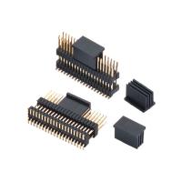 China 1.0mm 2.0mm Pitch Dual Row 10 Pin Female SMT Header Connector Gold Plated PCB Board for sale