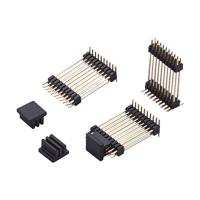 China 1.0mm 2.0mm Pitch Dual Row 10 Pin Female SMT Header Connector Gold Plated PCB Board for sale