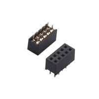 China 3A Pin Header Connector Through Hole Surface Mount GF Plating Brass Contact UL for sale