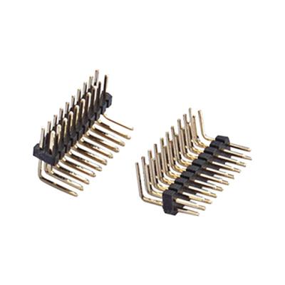 China GF Plated Pin Header Connector Through Hole 3.0A 1000MΩ for B2B for sale
