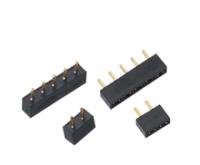 China 1A 250V Female Header Connector Made of Phosphor Bronze for sale