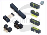 China Black Waterproof 10 Pin Box Header Dual Row 2.54mm Pitch H8.8 for sale