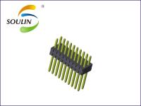 China UL94V0 Double Row Pin Header Connector 1.0mm Pitch PA9T PA6T Black 0.75A for sale