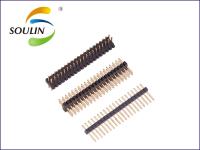 China Durable 1.27Mm Pin Header Connectors Single Row Waterproof Gold Plated for sale