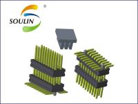 China U Type Connector SMT Male Female Header Pins 1.27mm Dual Row 2-80 Pin for sale