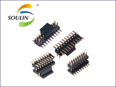 China 1.27mm Pitch SMT Pin Header Tape Reel Gold Plated PCB Circuit Board Connector for sale