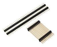 China 1.27 mm pin header Board Spacer single row customized waterproof gold plated pin header for sale