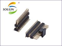China PA6T PA9T 2.0mm Pitch Dual Row Board to Board Pin Header Connector for sale