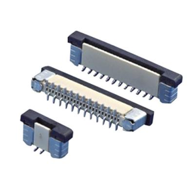 China Stainless Steel UL94V0 FFC FPC Connector 0.8mm Pitch ZIF SMT 60V for sale