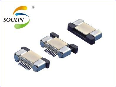 China SMT ZIF FPC Cable Connector 1.0mm Pitch for sale