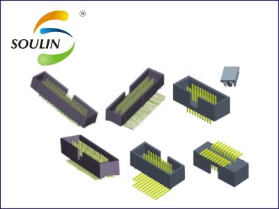 China Customized 2.54mm Box Header Connector Waterproof Right Angle 6-80 Pin for sale
