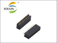 China 9 Pin H3.4 Straight Female Header Connector Single Row Pin Header for sale