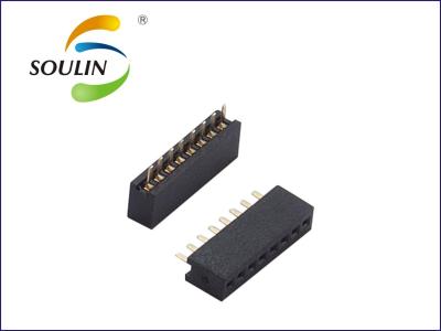 China 9 Pin H3.4 Straight Female Header Connector Single Row Pin Header for sale