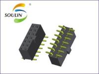 China 1.27x2.54mm Pitch 8 Pin Dual Row Female Header PCB Connector for sale