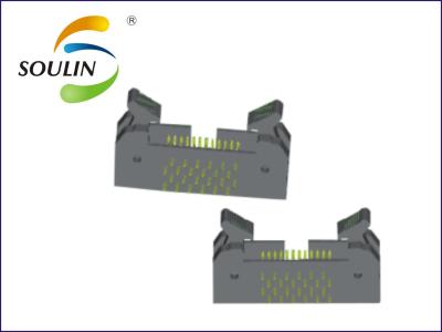 China Plastic Right Angle PC3.2 Ejector Pin Header 1.27mm Pitch 2-4 Row Connector for sale