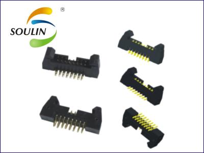 China Waterproof Gold Plated Ejector Header Dual Row Right Angle PC2.5 2.54mm Pitch 3A for sale