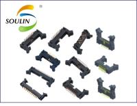 China ISO14001 Plastic Ejector Header Straight Right Angle SMT 2.54mm Pitch 3A for sale