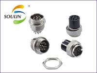 China M16 4P Waterproof Aviation Plug Connector Female Welding Wire 3A 500V for sale