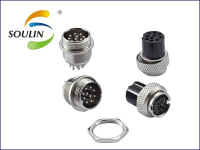 China M16 4P Waterproof Aviation Plug Connector Female Welding Wire 3A 500V for sale
