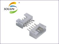 China PH2.0 White Electrical LCP Wafer Connector Right Angle H6.0 for sale