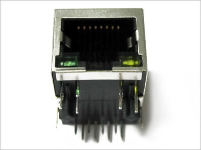 China 10p8c PoE+ RJ45 Jack Connector 1000 Base-T 1 Port With Magnetics 8p8c for sale