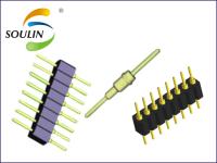 China Straight Round Pin Header Connector 1.778mm Pitch for sale