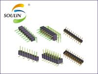 China 2.54mm Pitch Round Pin Header Connector Waterproof Dual Row for sale