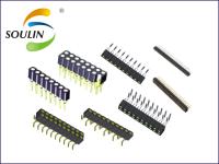 China 2.0mm Pitch Round Pin Header Connector Single Row Smt Straight for sale