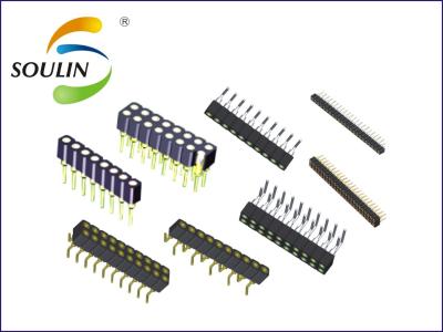 China 2.0mm Pitch Round Pin Header Connector Single Row Smt Straight for sale