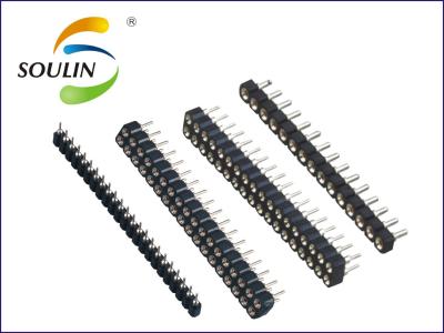 China Straight H3.0 Round Female Pin Header 2.54mm Pitch Waterproof Connector 3A for sale