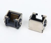 China Hight 5.5mm 6.8mm Rj45 Network Jack Phosphor Bronze Gold Plating for sale