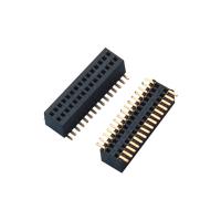 China Dual Row Waterproof 2.0mm Pitch Female Header SMT H4.3 U-Type with Column 0.75A for sale