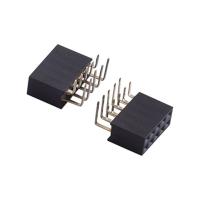 China 2.0mm Pitch Female Header Connector Plastic Right Angle H4.3 U Type for sale