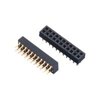China Straight H5.0 Female Header Connector 1.27x2.54mm Pitch Y Type 0.75A for sale