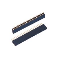 China 1.27mm 12 Pin Female Header Connector Straight O Type Leak Proof Tin 0.75A for sale