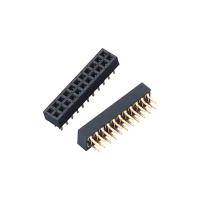 China 1.0mm Female Header Connector Dual Row for sale