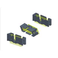 China 3.0Amps Double Row Pin Header 2.54 Mm Pitch Connector Straight type for sale