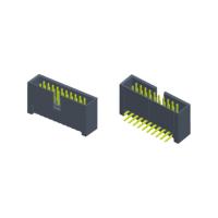 China 3.0Amps Double Row Pin Header 2.54 Mm Pitch Connector Straight type for sale