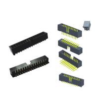 China Black Waterproof 10 Pin Box Header Dual Row 2.54mm Pitch H8.8 for sale