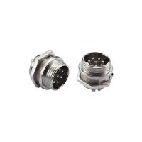 China T373J M12 3 Pin Aviation Plug Connector Black Waterproof Zinc Alloy Shell 5A for sale