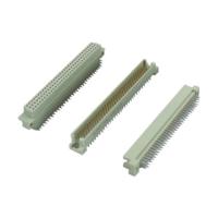 China 2.54mm Pitch Din 41612 Connector Five Row Right Angle PBT Plastic for sale